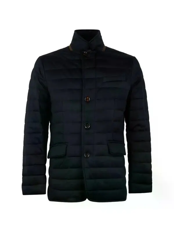 MOORER Zavyer Quilted Jacket - Blue