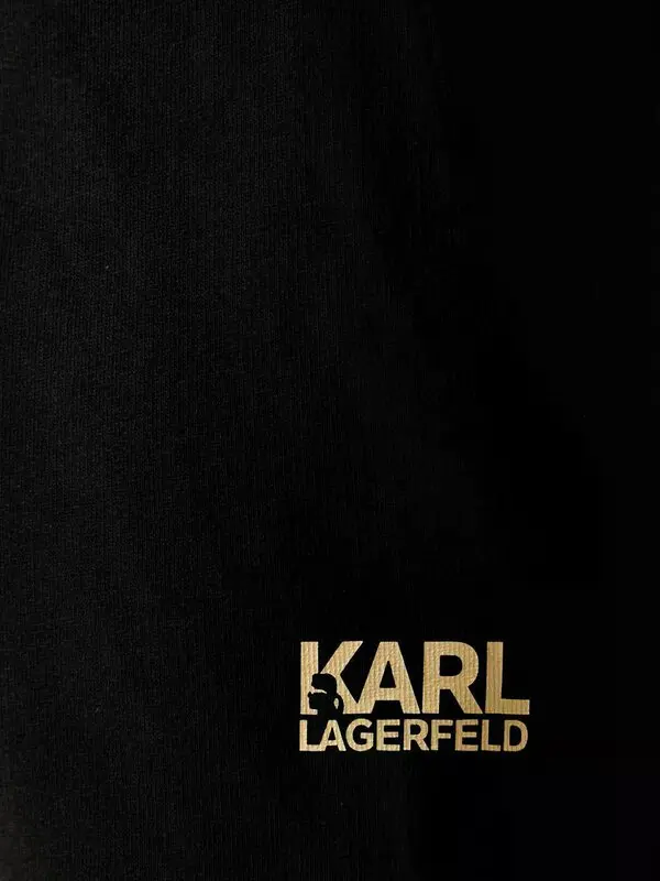 Karl Lagerfeld Logo-print Drawstring Shorts