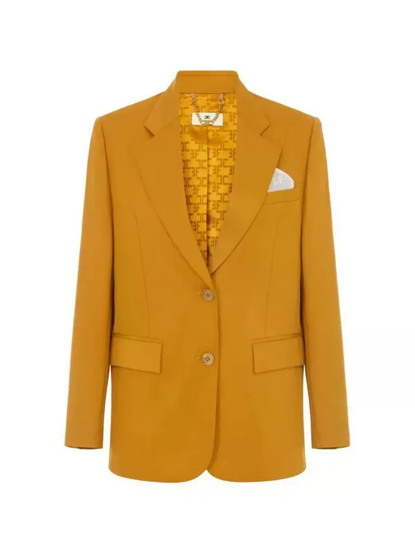 Elisabetta Franchi Jacket In Gabardine Fabric