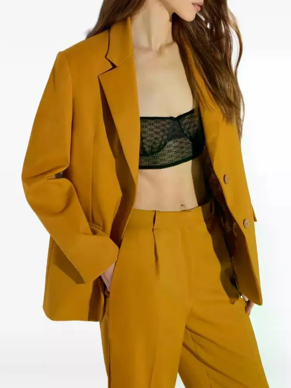 Elisabetta Franchi Jacket In Gabardine Fabric