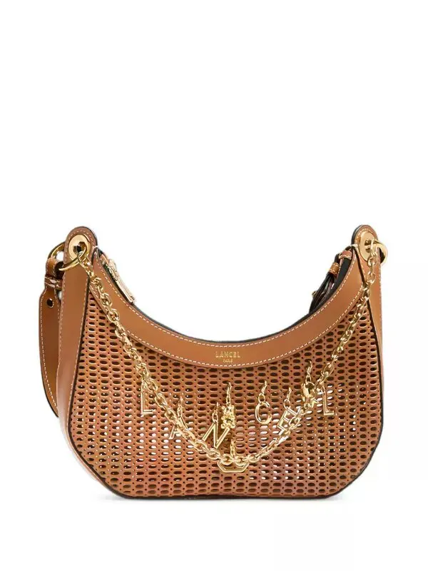 LANCEL Croisette Shoulder Bag With Charm Embellishments - Brown