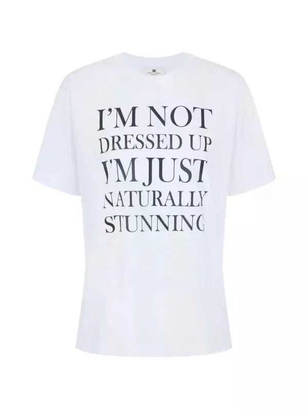 Elisabetta Franchi Lightweight Jersey T-shirt With Print