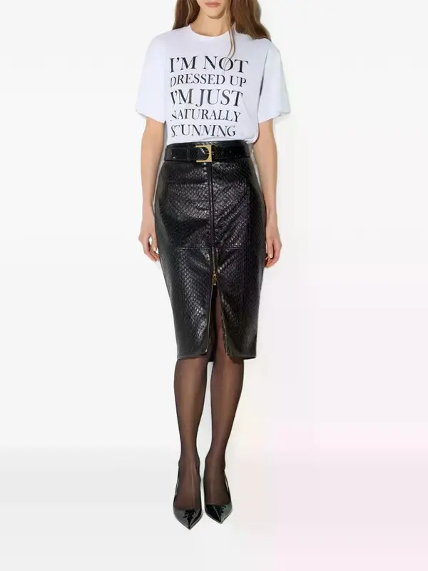 Elisabetta Franchi Lightweight Jersey T-shirt With Print