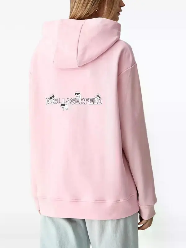 Karl Lagerfeld Choupette Graphic Hoodie