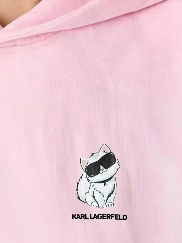 Karl Lagerfeld Choupette Graphic Hoodie