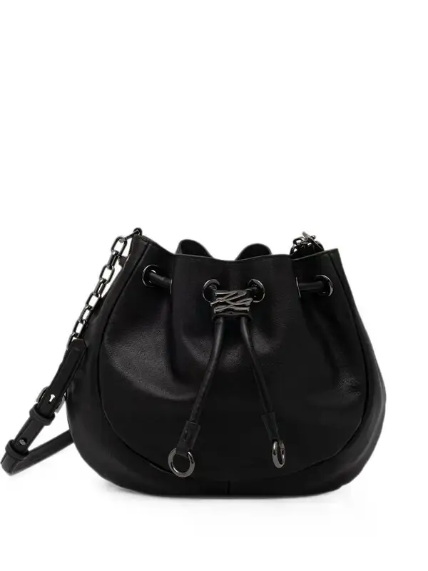 Karl Lagerfeld Logo-plaque Drawstring Bucket Bag
