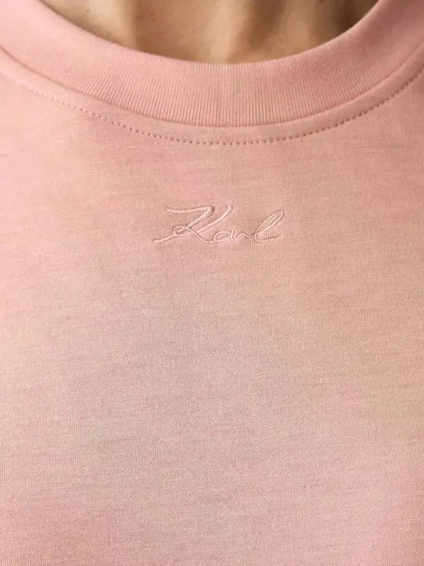 Karl Lagerfeld Embellished Sweatshirt - Pink