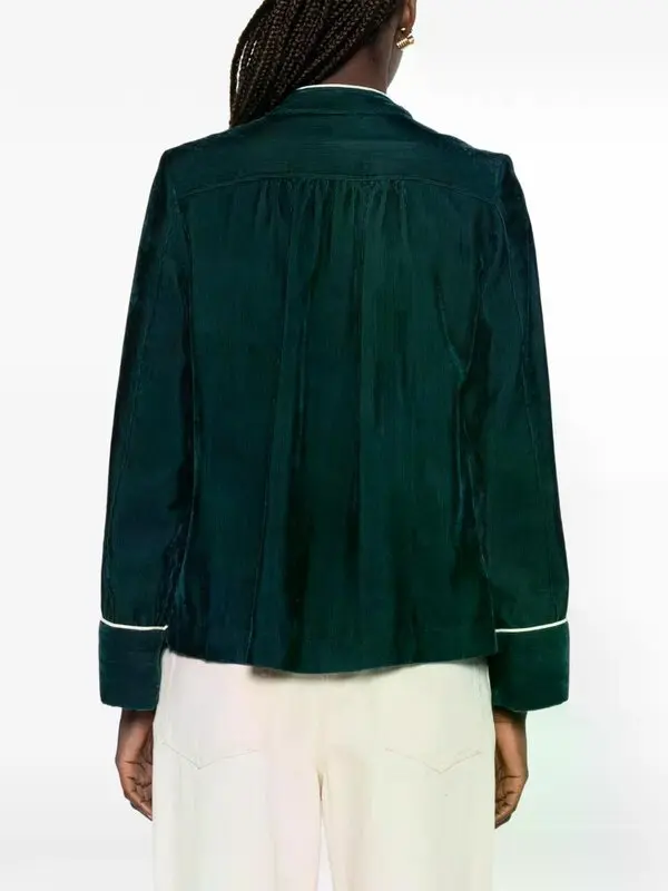 FORTE_FORTE Piped Corduroy Jacket