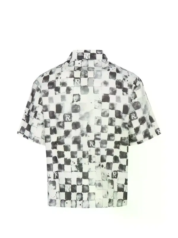 REPRESENT Pool Side Checkerboard-print Shirt