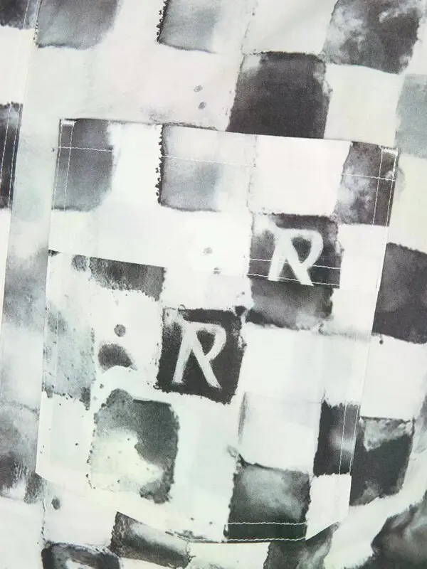 REPRESENT Pool Side Checkerboard-print Shirt
