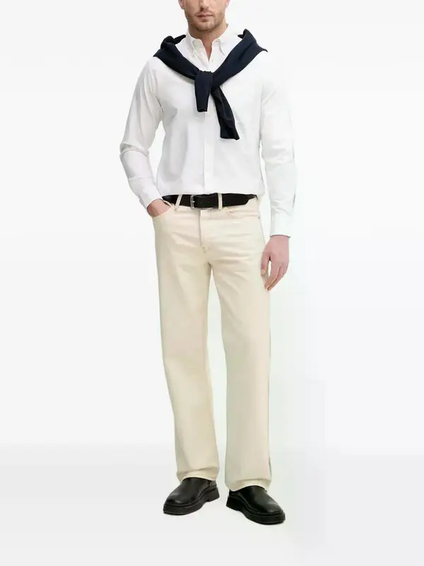 BENETTON Button-down Chest-pocket Shirt