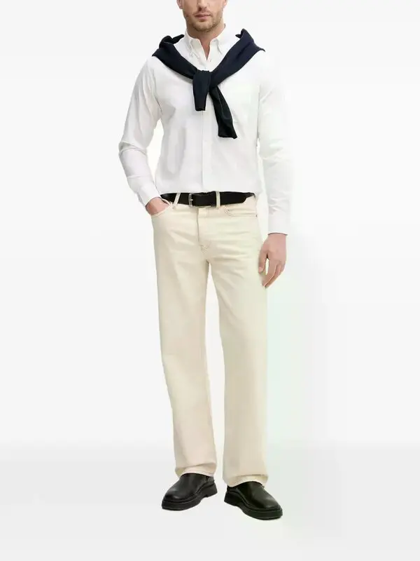 BENETTON Button-down Chest-pocket Shirt