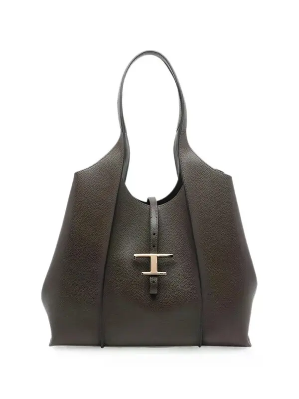 TOD'S Medium T-timeless Leather Tote Bag - Green