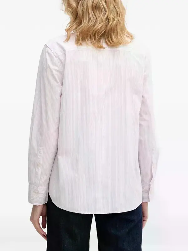 BENETTON Vertical Stripe Long Sleeve Shirt