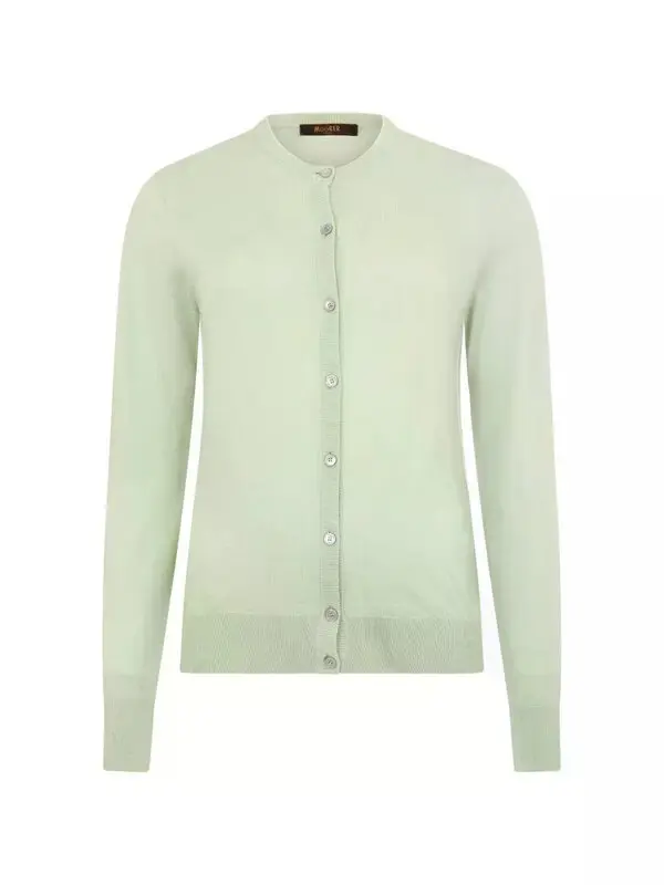 MOORER Button-up Cardigan - Green