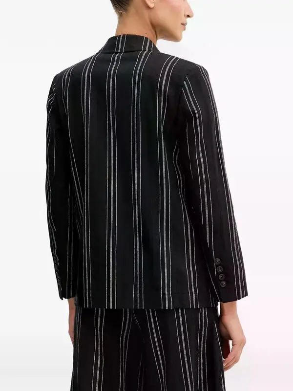 BENETTON Pinstripe-pattern Notched-lapels Blazer