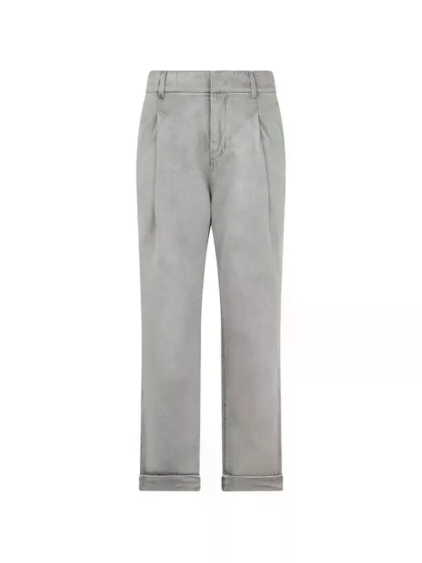 MOORER Turn-up Trousers