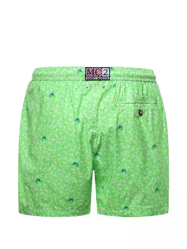 MC2 SAINT BARTH Marlin Print Swim Shorts