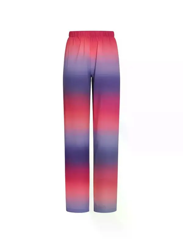 AMIR SLAMA X Tati Barbieri Ombre-effect Straight-leg Trousers - Pink
