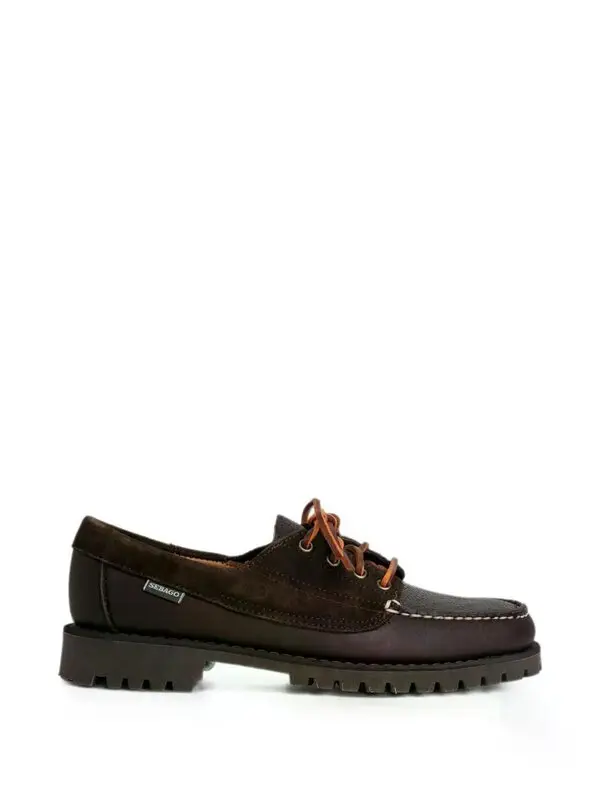 SEBAGO Askook Lug Logo-patch Boat Shoes - Brown