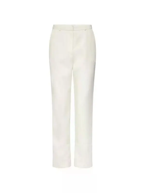 Loulou De Saison Straight-leg Tapered Trousers - White