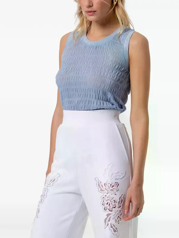 FRACOMINA Embroidered Flared Trousers
