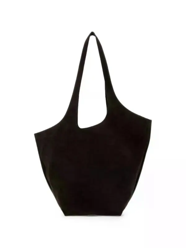Attico Large Le Scoop Suede Tote Bag