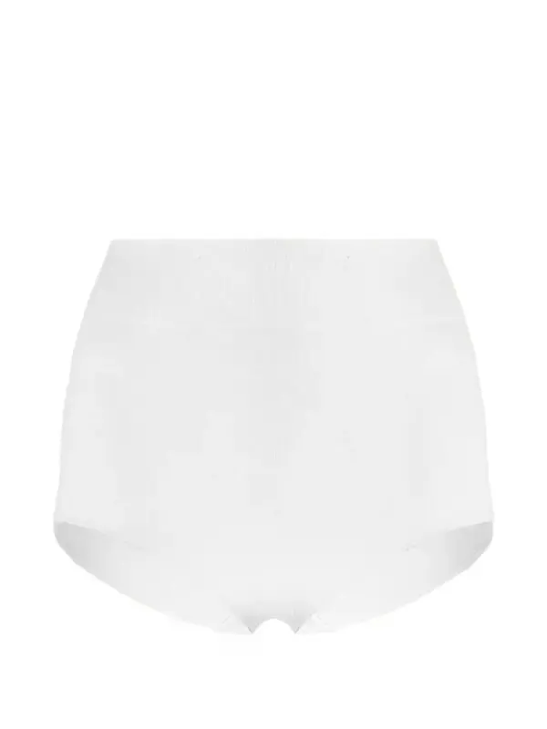 Wolford Seamless Circular-knit High-waisted Briefs - White