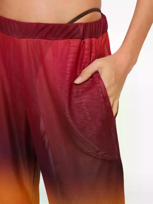 AMIR SLAMA X Tati Barbieri Dégradé Mesh Palazzo Pants