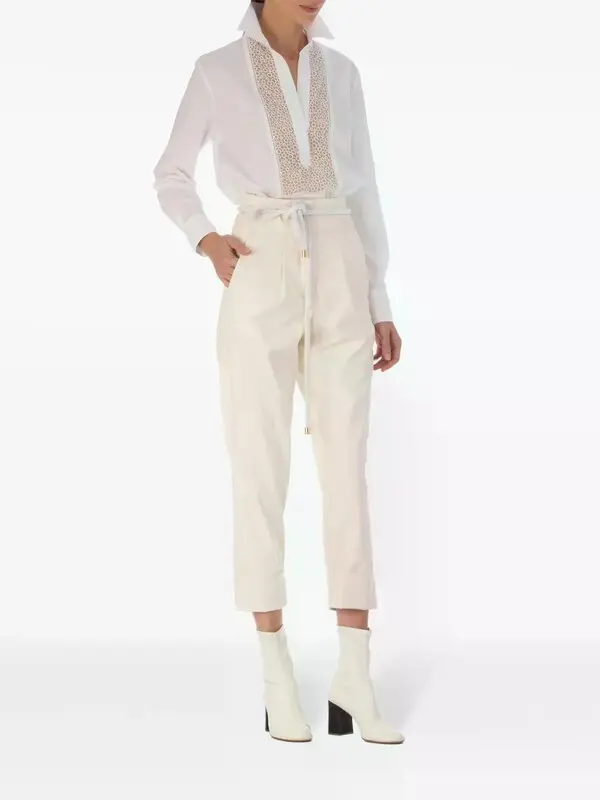 Silvia Tcherassi Moad High-waisted Straight-leg Trousers
