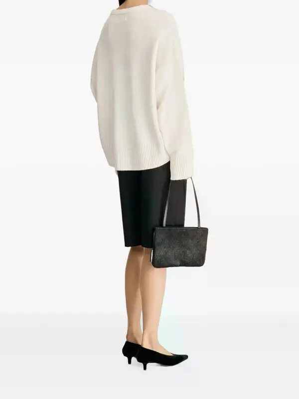 Loulou De Saison Cashmere Crew Neck Sweater - White