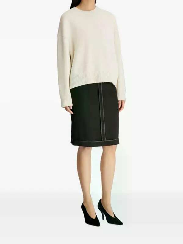Loulou De Saison Cashmere Drop-shoulder Sweater