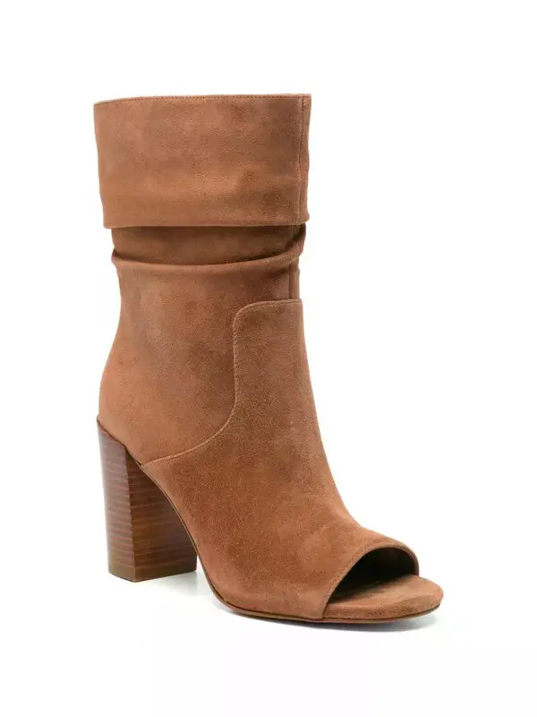 Michael Kors Shayna Slouchy Open-toe Ankle Boots