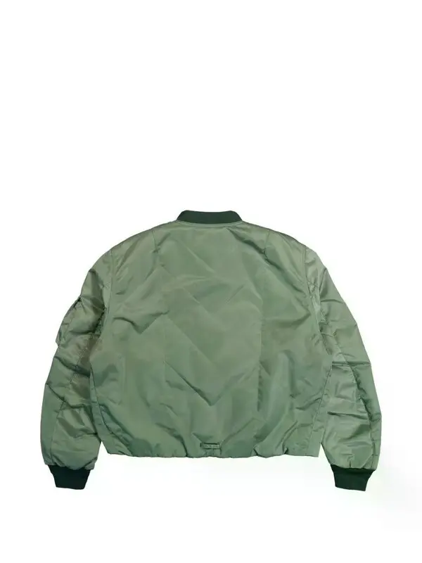AWGE Geometric Quilted Bomber Jacket