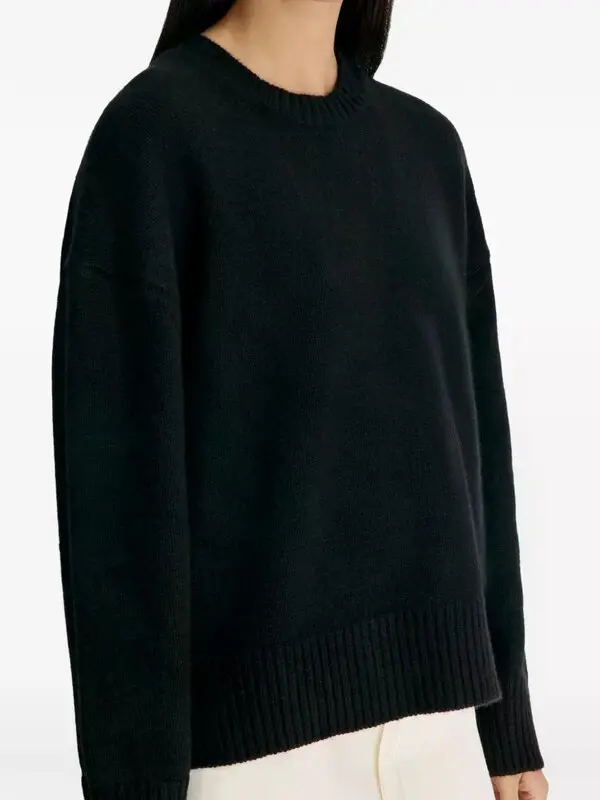 Loulou De Saison Pia Lds Cashmere Crew-neck Jumper - Black