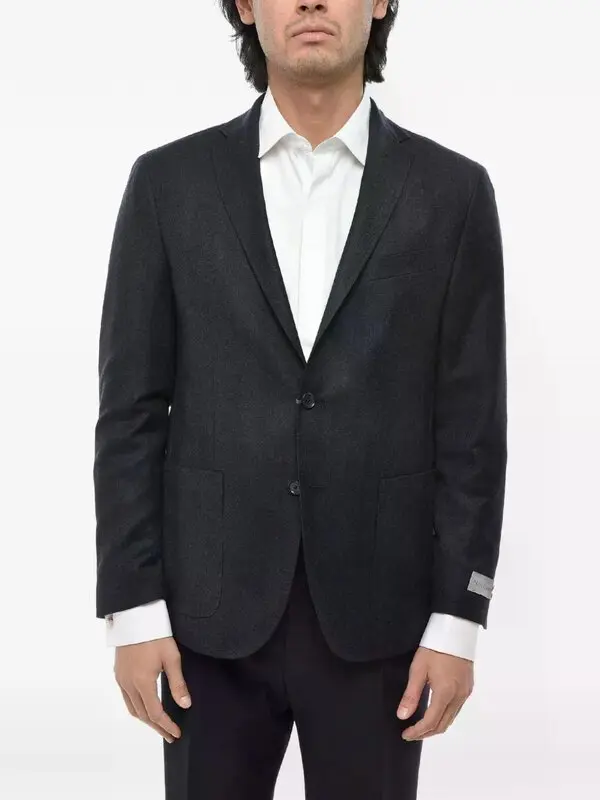 Corneliani Nino Danieli Single-breasted Blazer - Blue