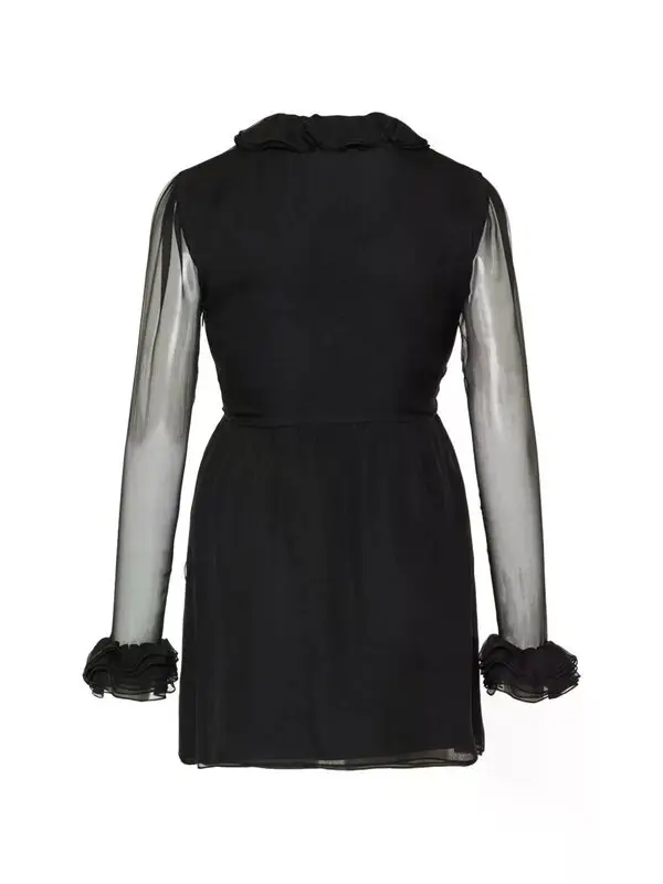 Gucci Ruffled Silk-chiffon A-line Mini Dress