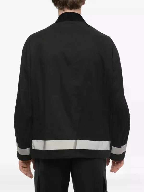 Neil Barrett Paneled Corduroy Collar Shirt Jacket
