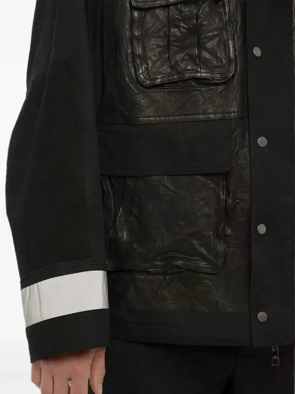 Neil Barrett Paneled Corduroy Collar Shirt Jacket