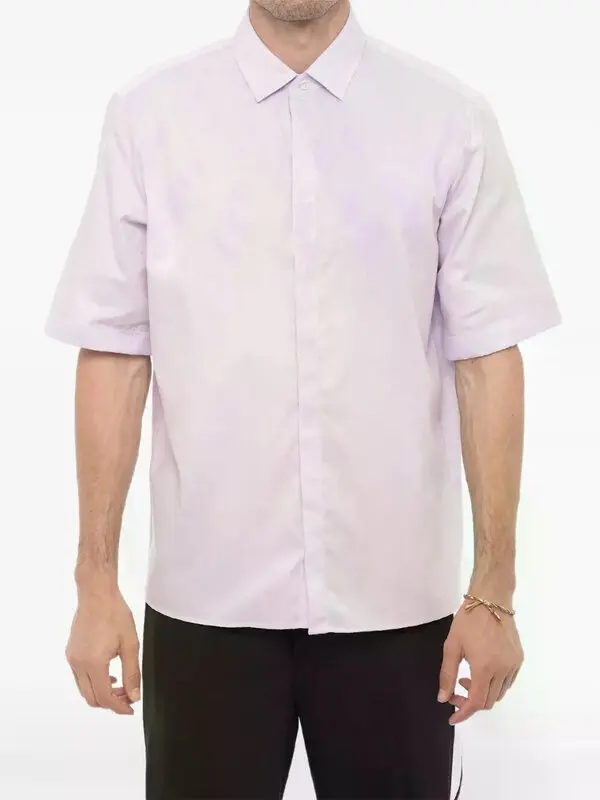 Neil Barrett Fairisle Thunderbolt Short-sleeve T-shirt - Purple