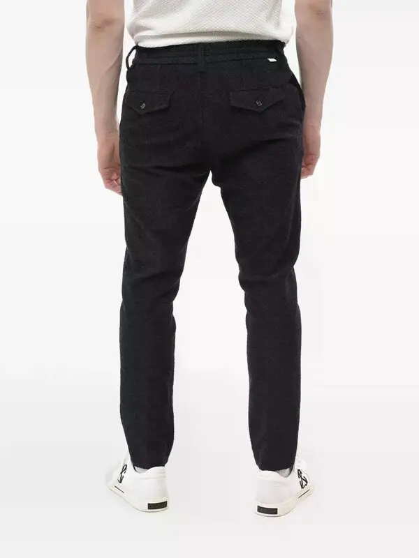 PAOLO PECORA Tweed Drawstring Trousers