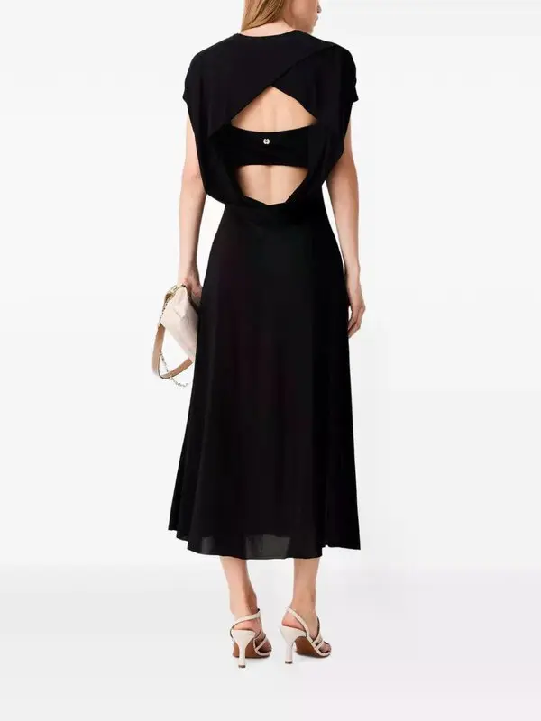 Maje Cowl-back Maxi Dress