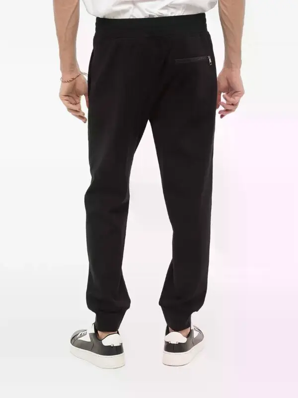Neil Barrett Jumbled Bolts Embroidered Track Pants