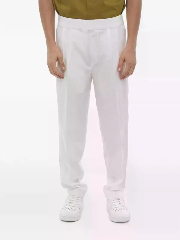 Neil Barrett Double-pleat Elasticated-waist Tapered Trousers