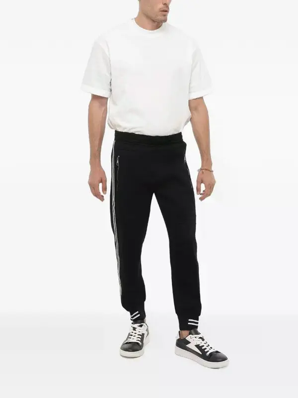 Neil Barrett Biker-style Side-stripe Track Pants