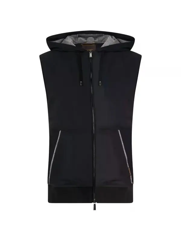 MOORER Sleeveless Hooded Waistcoat