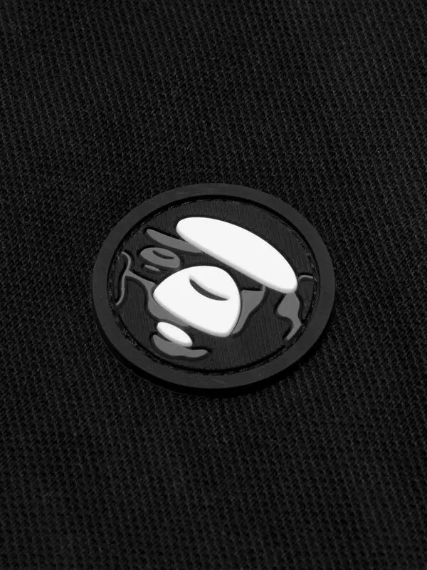 AAPE BY *A BATHING APE Aapenow Moonface Logo Polo Shirt