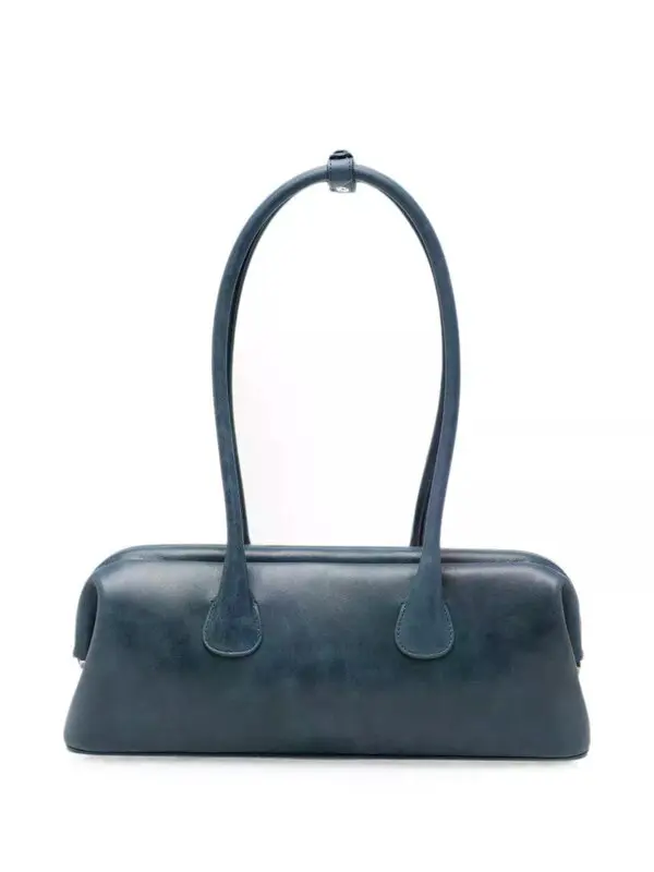 OSOI Boat Aged-effect Leather Tote Bag
