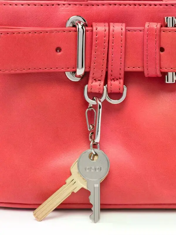 OSOI Mini Brocle Leather Tote Bag - Red