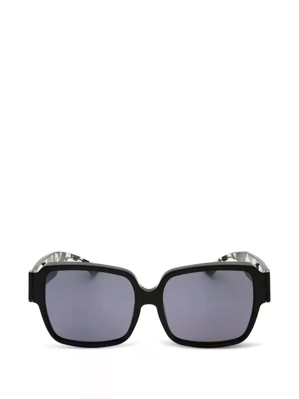 IC! BERLIN Sara Square Frame Sunglasses - Black